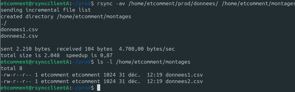 Sauvegardez vos environnements Unix/Linux avec Rsync - OpenClassrooms